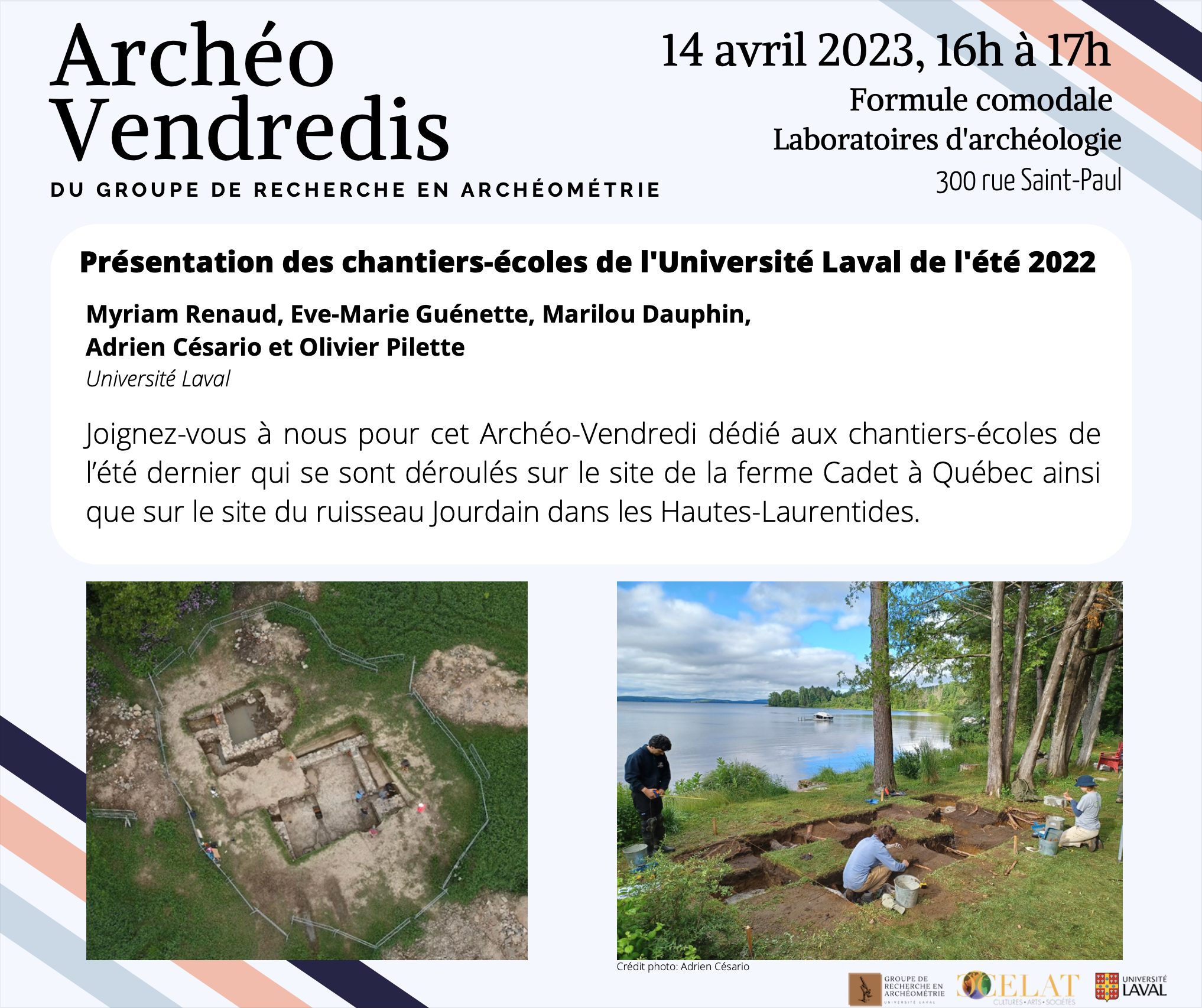 Arch o vendredi 14 Avril 2023 CELAT Arch o vendredi 14 Avril 2023 CELAT